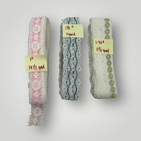 Vintage | Office | Vintage Lace Bundle 42 Yards Total | Poshmark